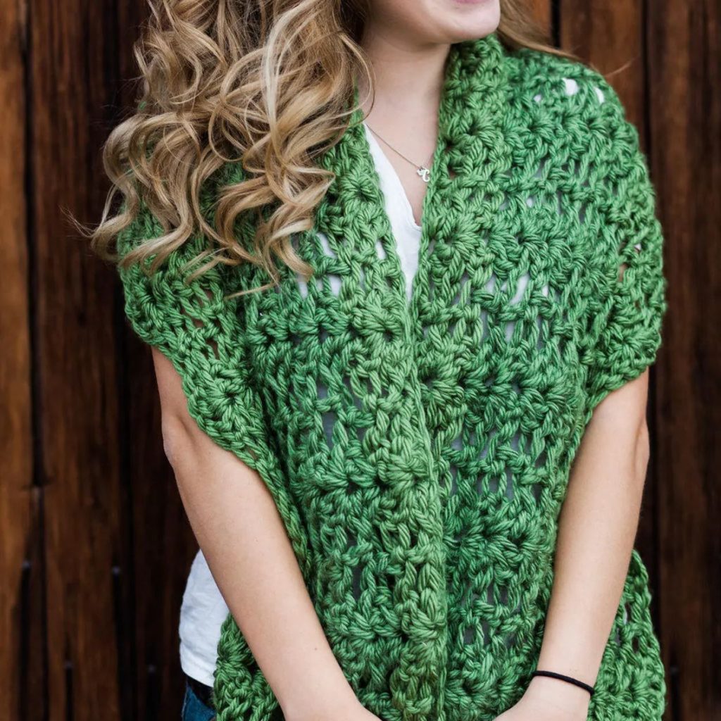 Chunky Shawl - Free Crochet Pattern