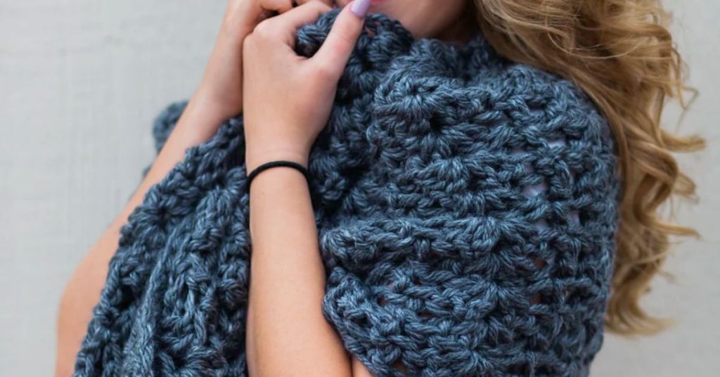 Chunky Shawl - Free Crochet Pattern