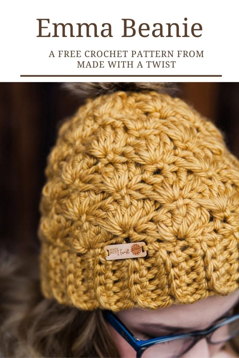 Chunky Shell Stitch Beanie: Free Crochet Pattern