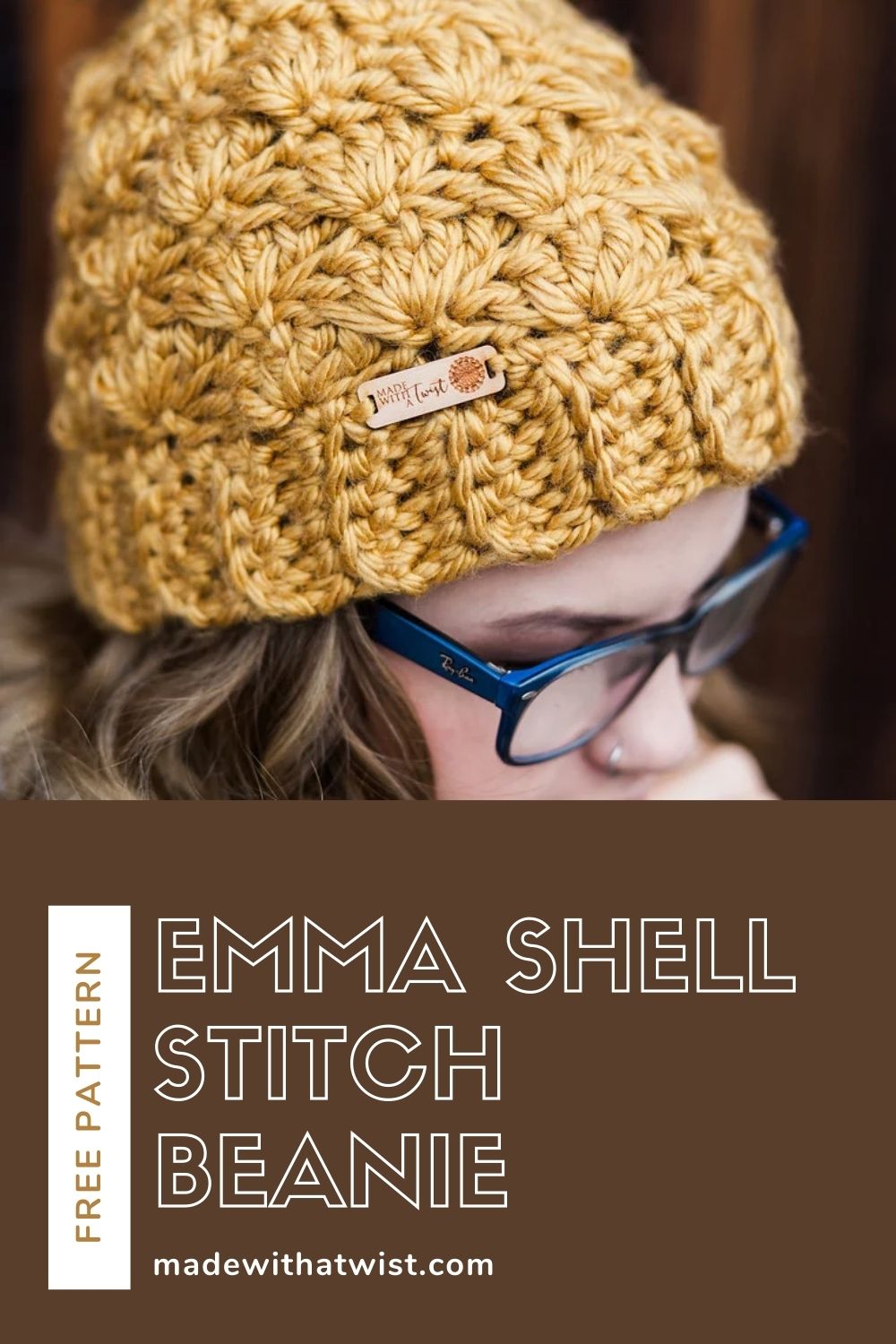 Chunky Shell Stitch Beanie: Free Crochet Pattern